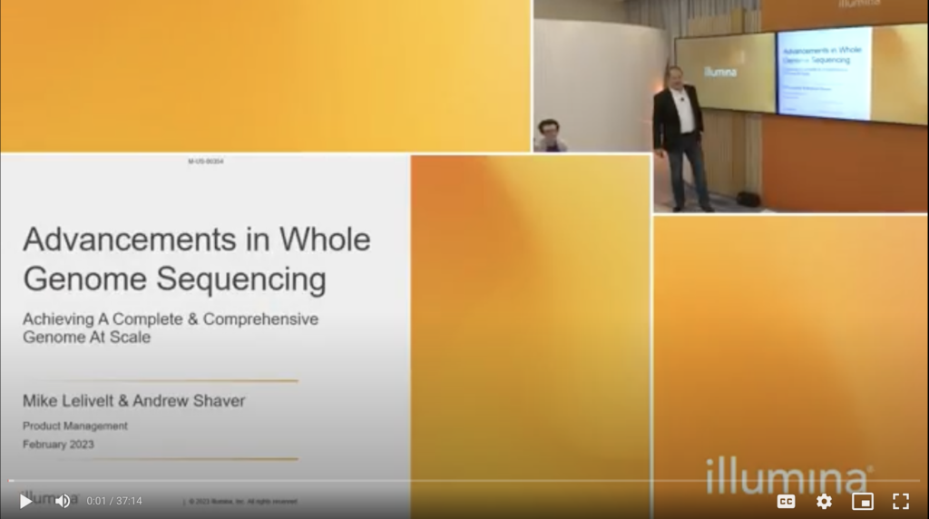 Webinar: Advancements in whole genome sequencing with Illumina ...